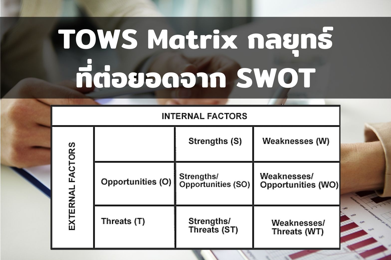 TOWS Matrix กลยุทธ์ที่ต่อยอดจาก SWOT - cbr.rsu.ac.th